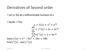 2. derivaties and application of derivaties | PDF