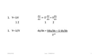 2. derivaties and application of derivaties | PDF