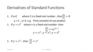 2. derivaties and application of derivaties | PDF