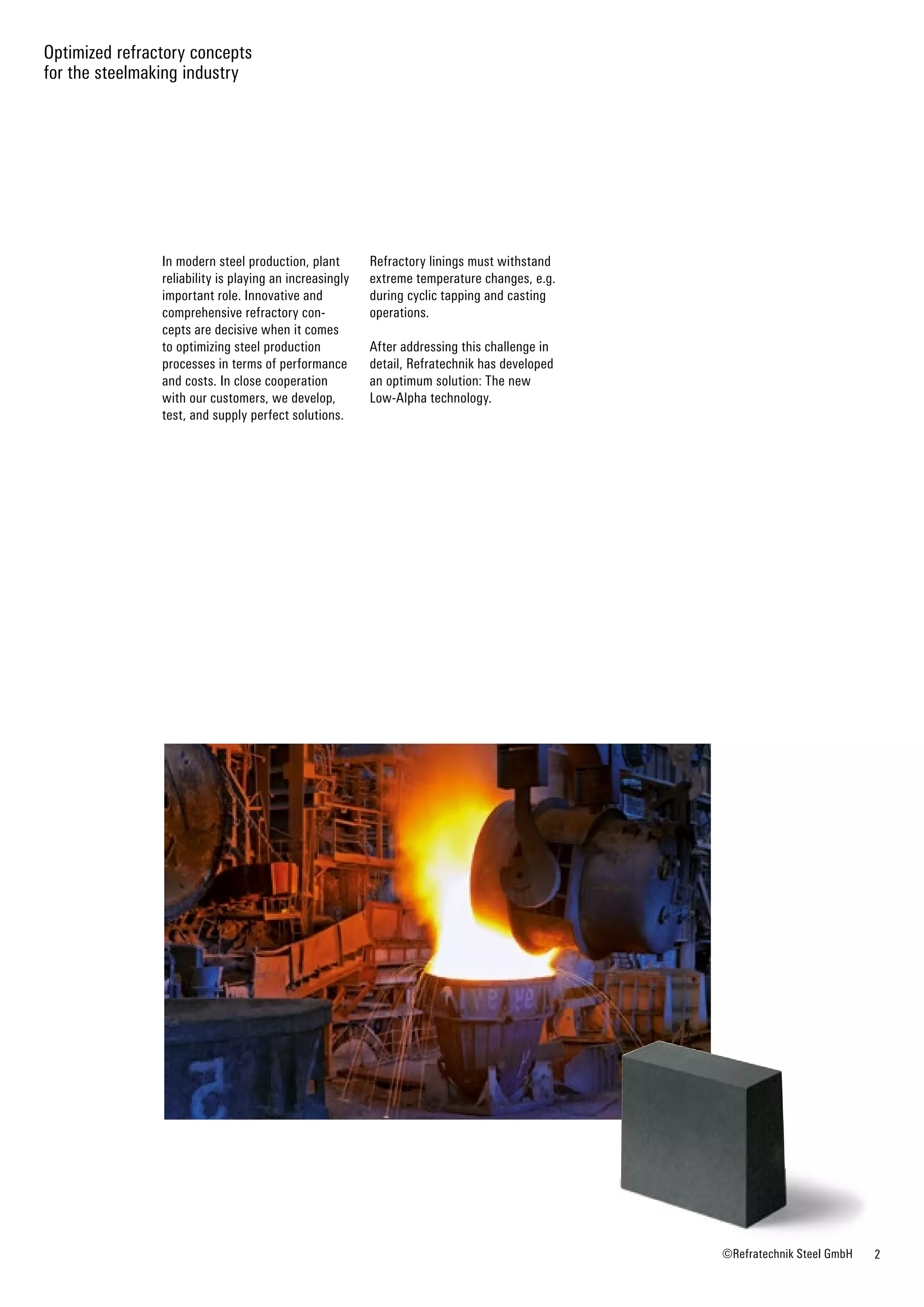 Low-Alpha Technology: The innovative refractory solution for steel ...
