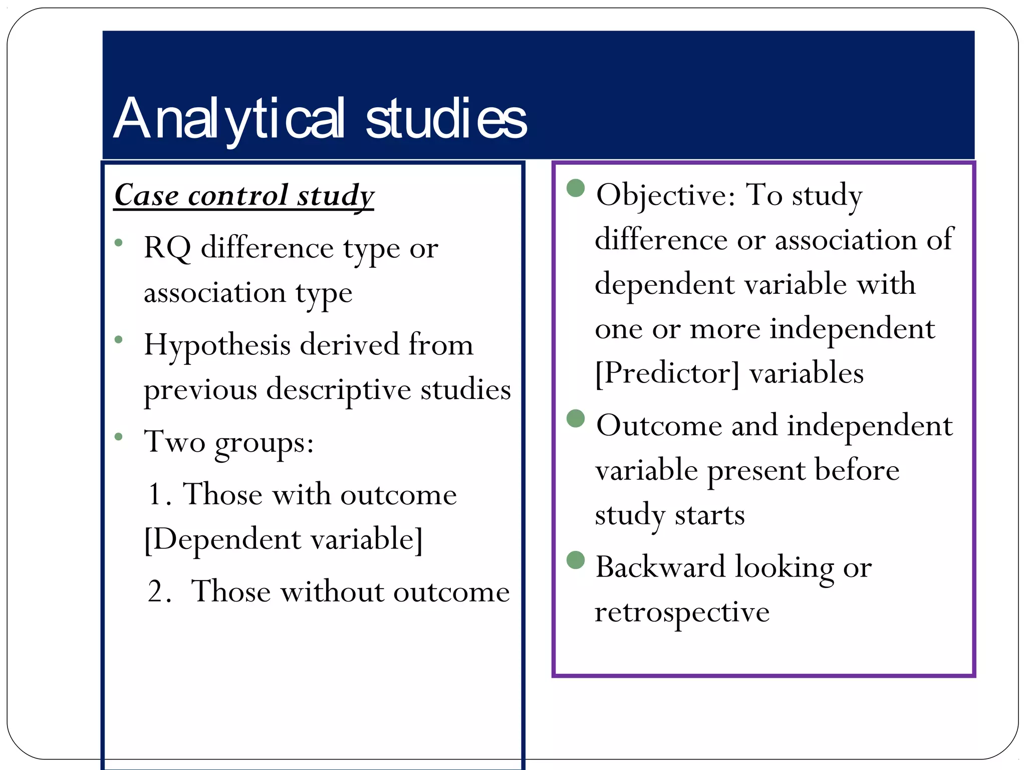 2. overview of study designs | PPT