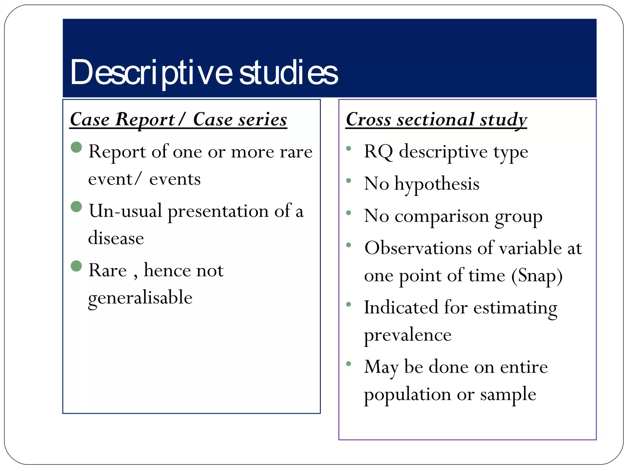 2. overview of study designs | PPT