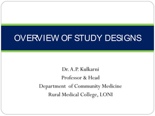 2. overview of study designs | PPT