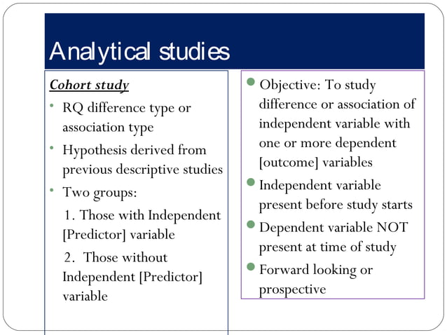 2. overview of study designs | PPT
