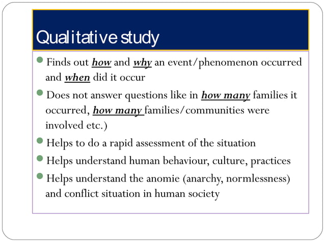 2. overview of study designs | PPT