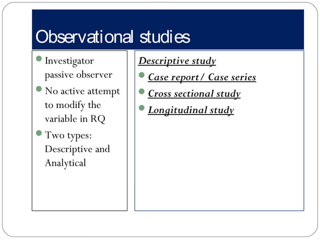 2. overview of study designs | PPT