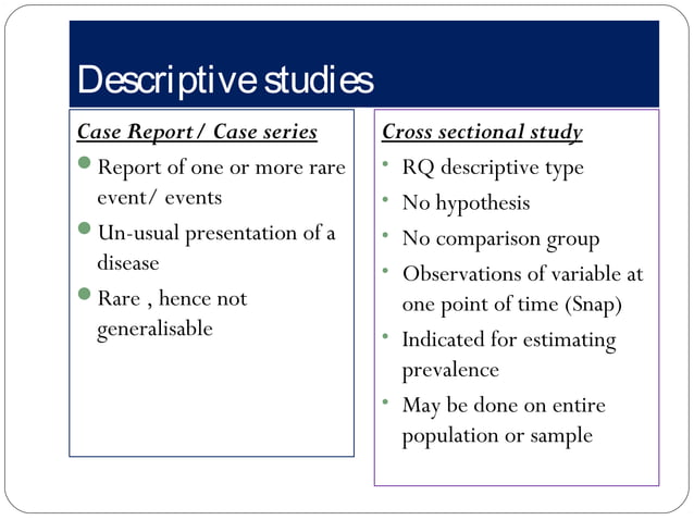2. overview of study designs | PPT