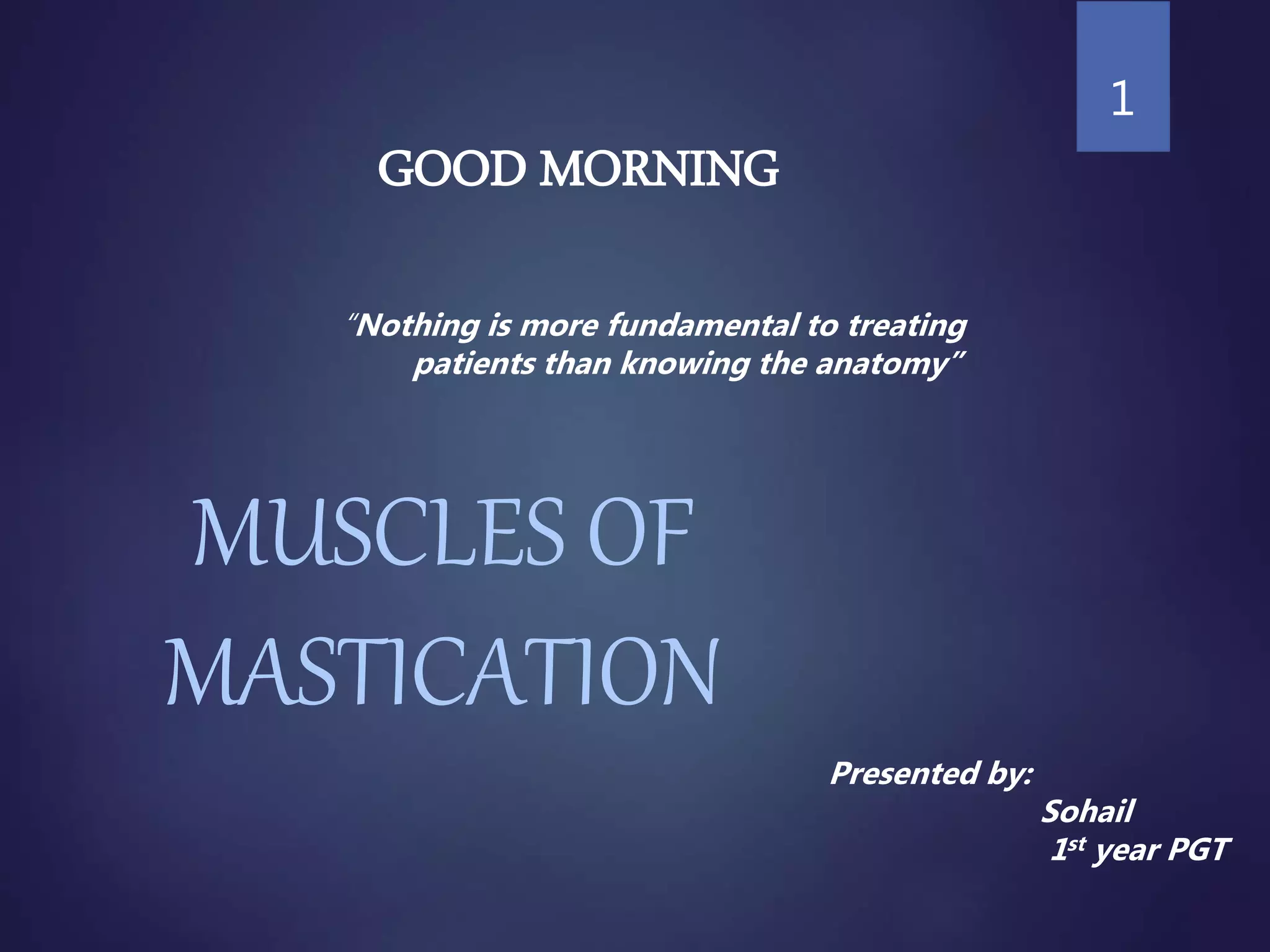 muscles of mastication, dental applications | PPTX