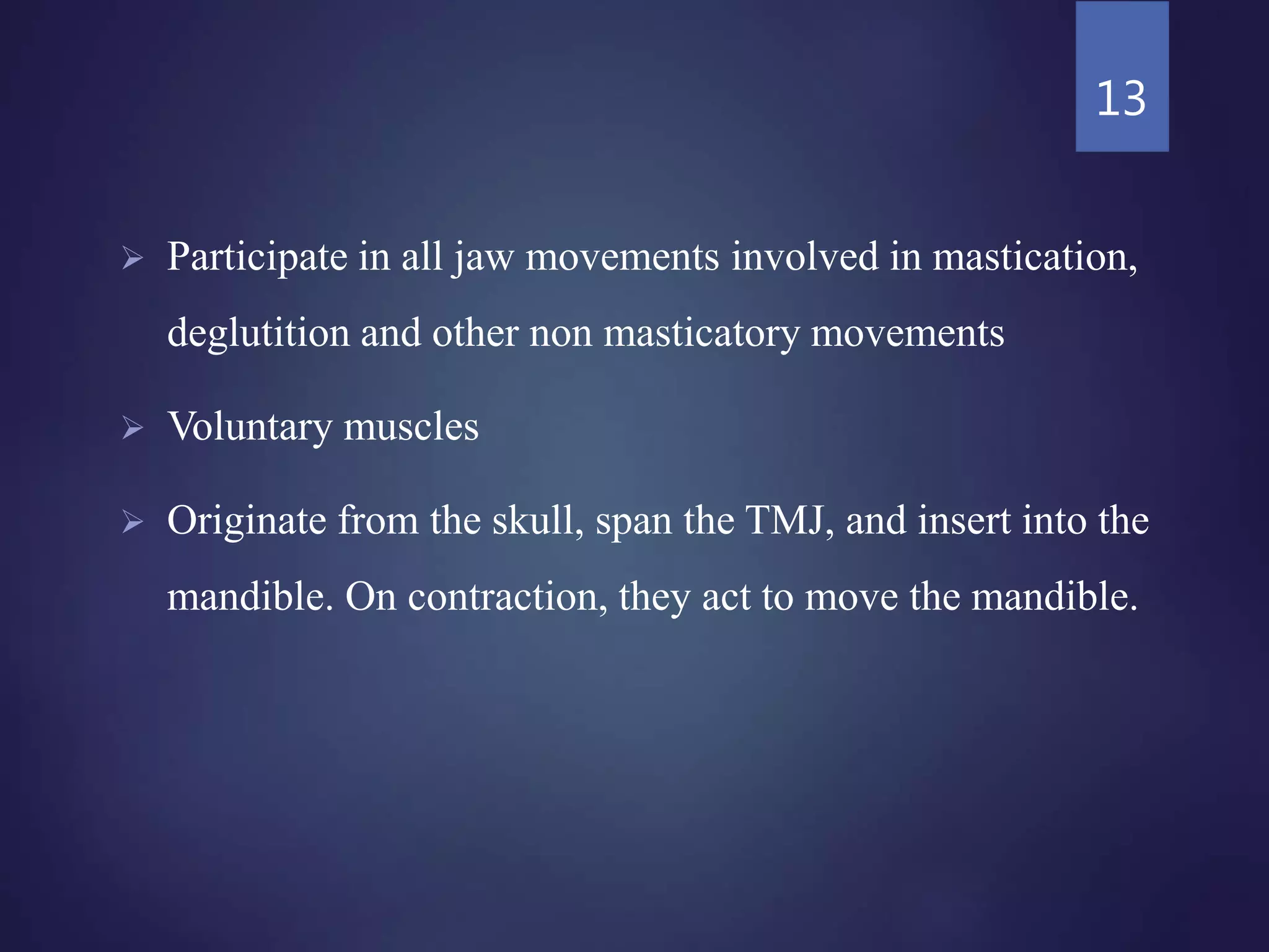 muscles of mastication, dental applications | PPTX