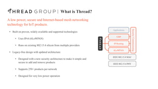 “Thread - A New Wireless Networking Protocol for Internet of Things ...