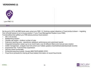 What are the most recent Lynx Fraud Management System upgrades | PDF