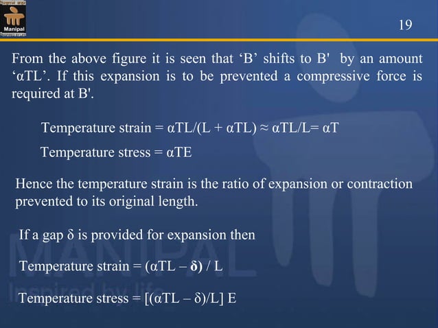 temperature stresses in Strength of materials | PPT