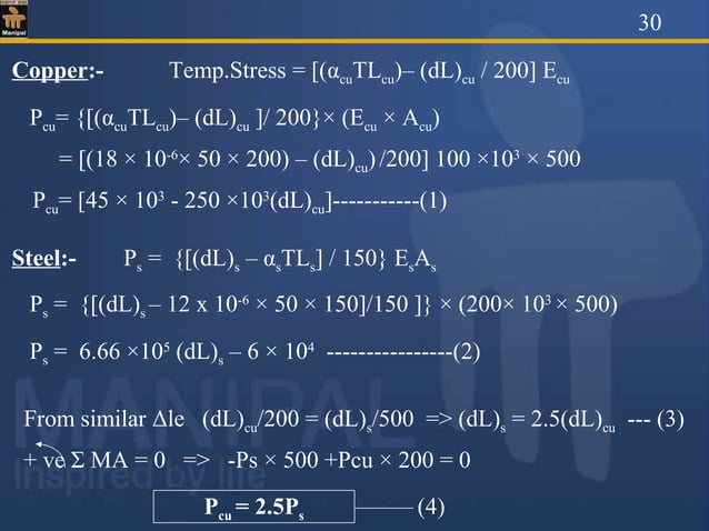 temperature stresses in Strength of materials | PPT