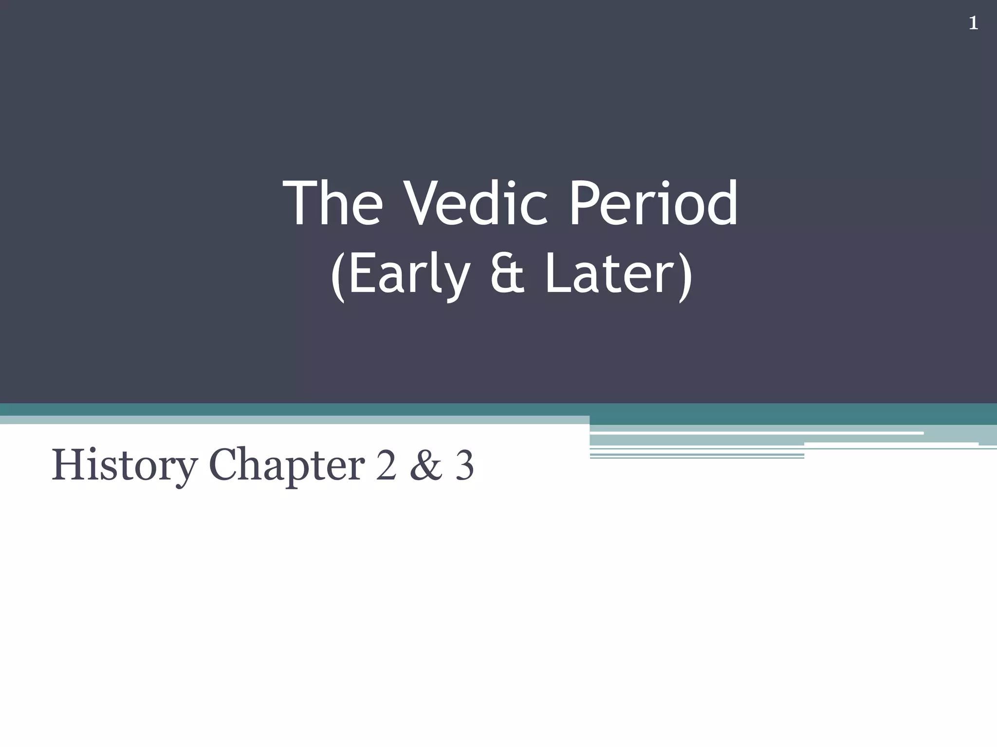 The Vedic Period | PPTX