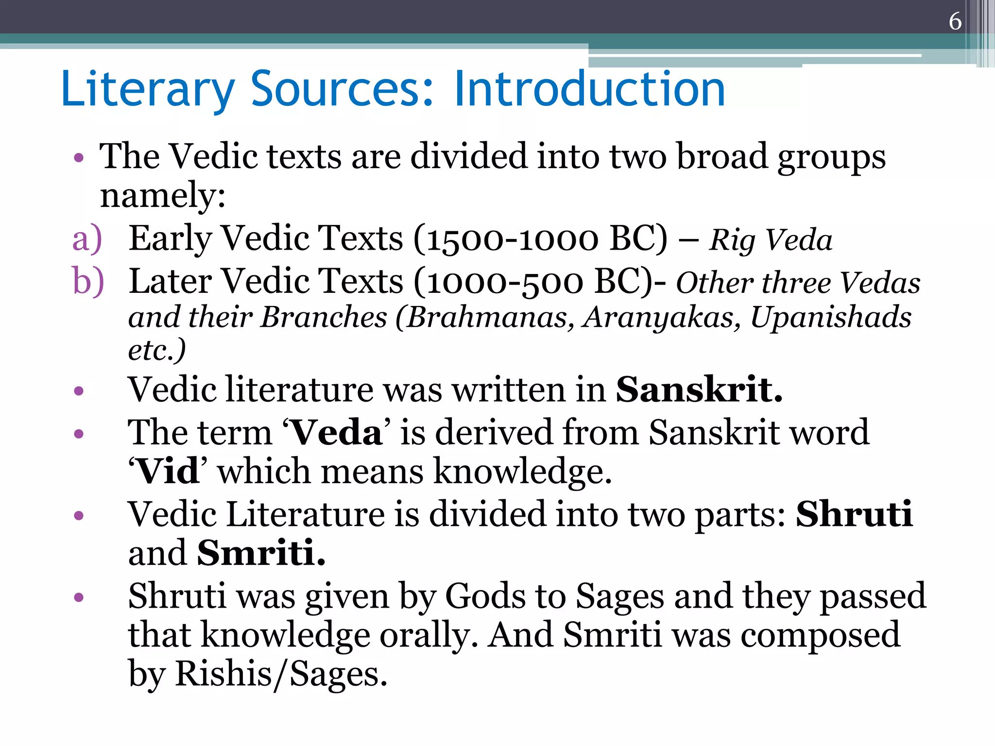 The Vedic Period | PPTX