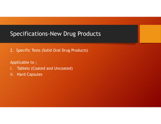 Analytical Testing Specifications-Presentation No. 2 | PDF