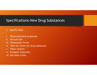 Analytical Testing Specifications-Presentation No. 2 | PDF