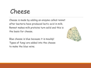 2.4 microorganisms and food fact sheets | PPTX | Chemistry | Science