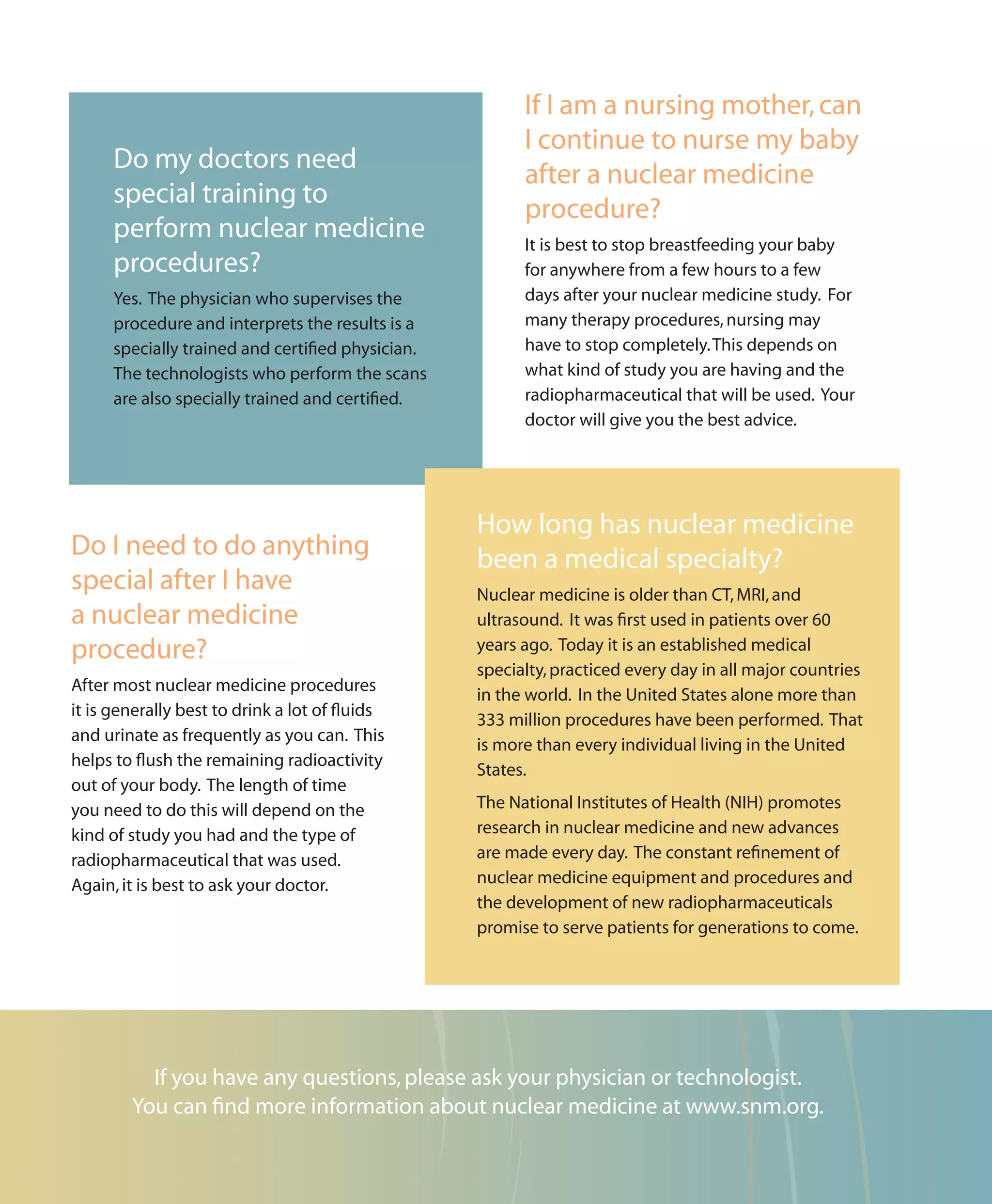 What is Nuclear Medicine? | PDF