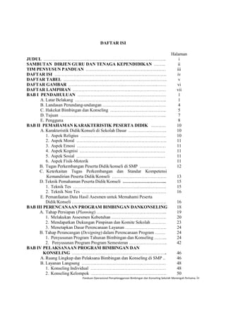 panduan penyelenggaraan BK di SMP | PDF