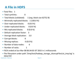 Hadoop - HDFS | PPT