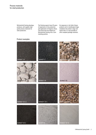 Process materials for Steel Production | PDF