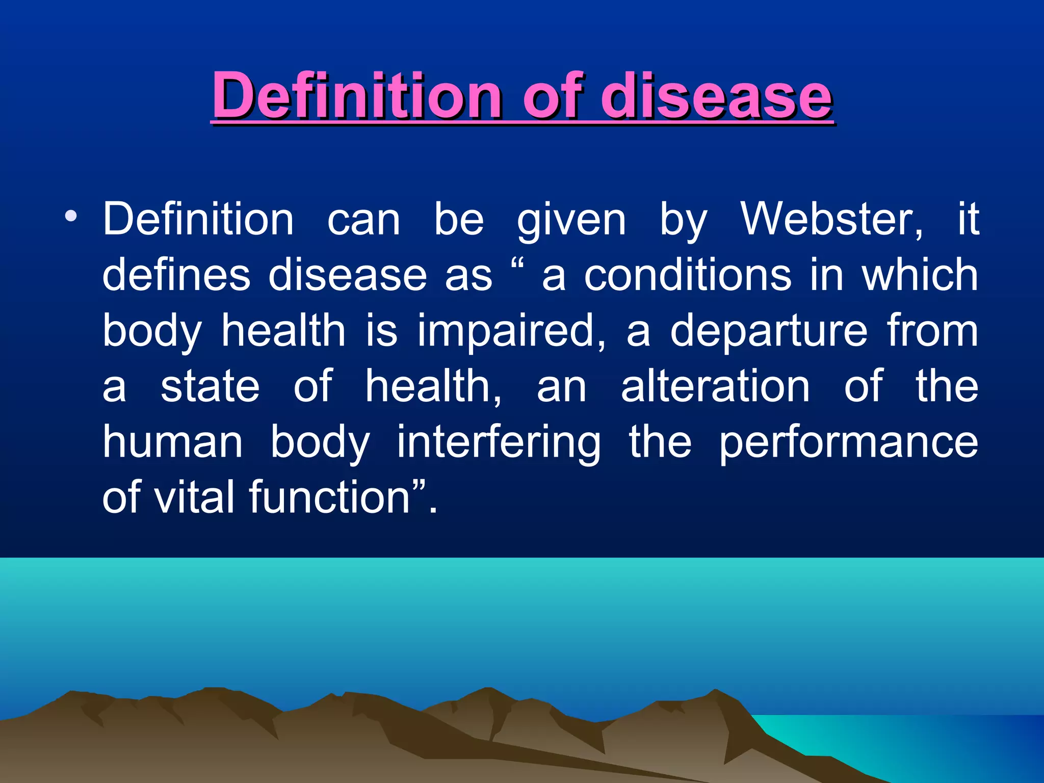 2. unit no iii dynamic of disease, Community Health Nursing | PPT