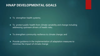 2.1a Vulnerability and adaptation of the health sector in Zambia | PPT