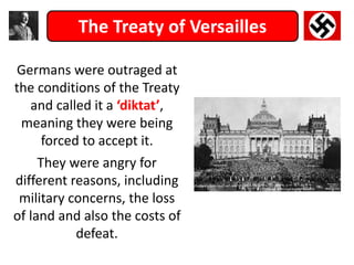 Hitler and Nazi Germany - the treaty of versailles | PPTX