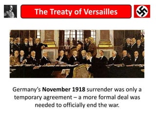 Hitler and Nazi Germany - the treaty of versailles | PPTX