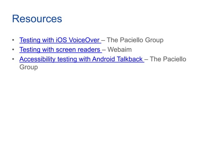 Accessible User Experience Handbook | PPT