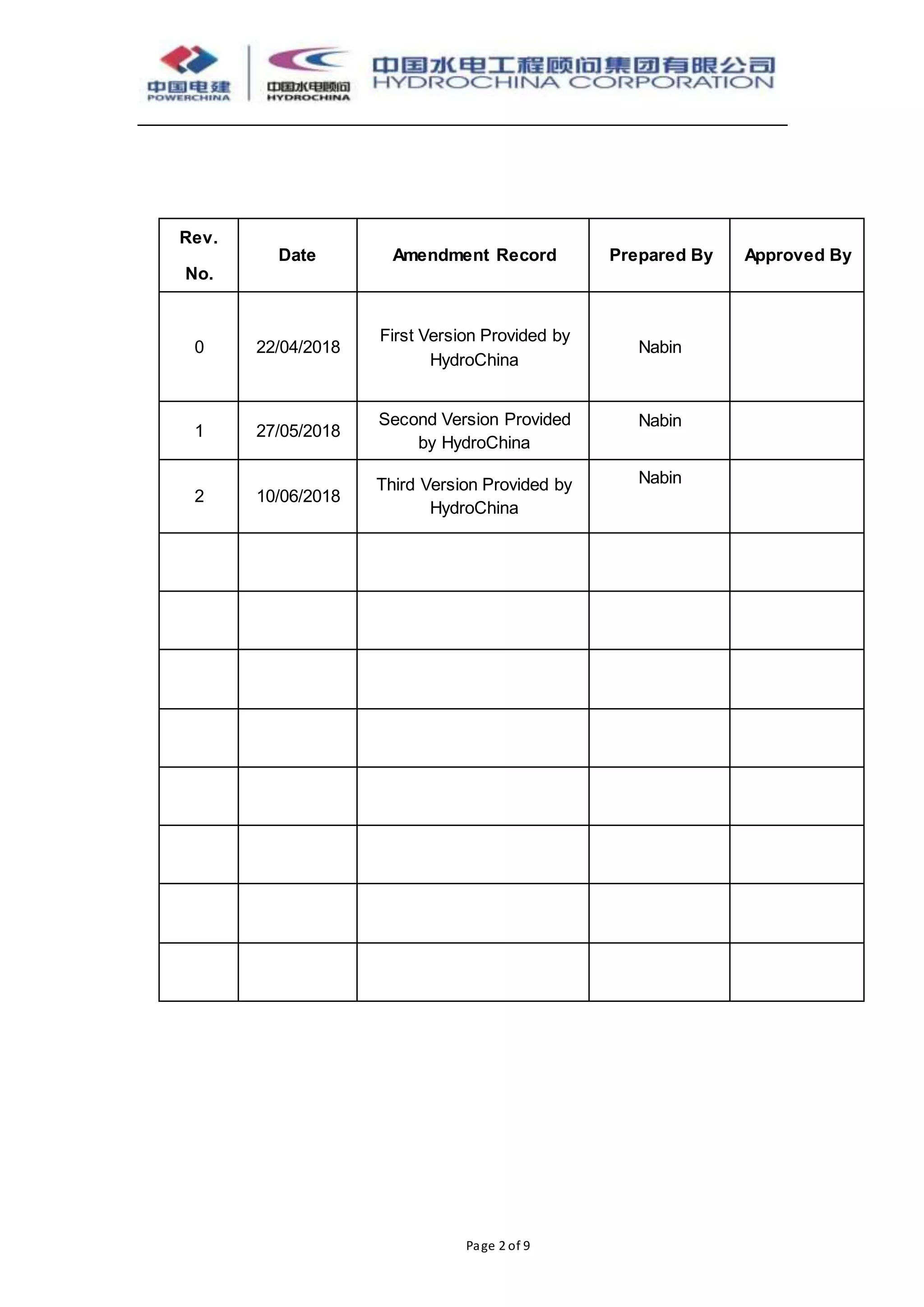 Method statement for structure excavation | DOCX