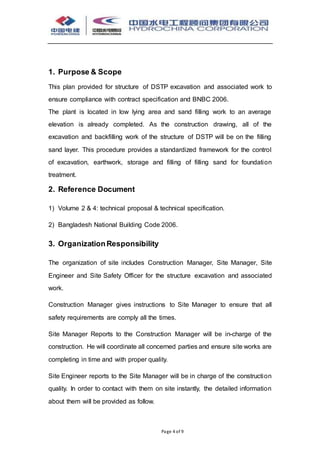 Method statement for structure excavation | DOCX