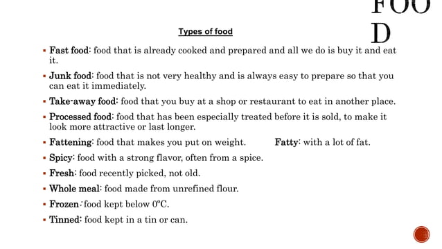 2. vocabulary tv-clothes - food - weekend activities | PPTX