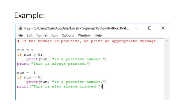 Python Flow Control Ppt 