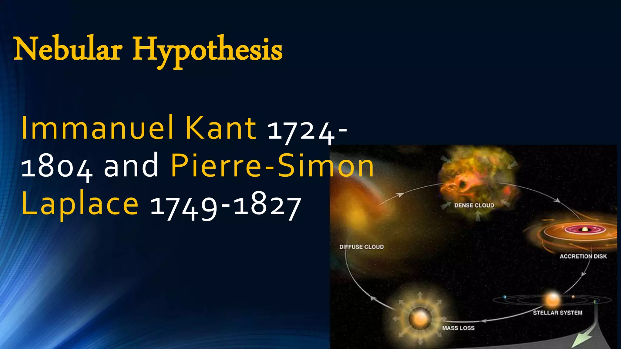 Theories on the origin of the Solar System | PPTX