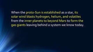 Theories on the origin of the Solar System | PPTX
