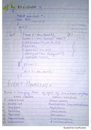 Advanced JAVA Notes | PDF