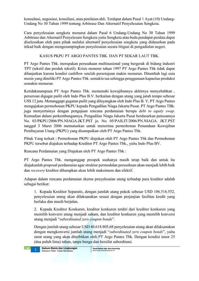 2. hbl,clara monalisa,hapzi ali, resolusi sengketa, universitas mercu buana, 2018, pdf | PDF