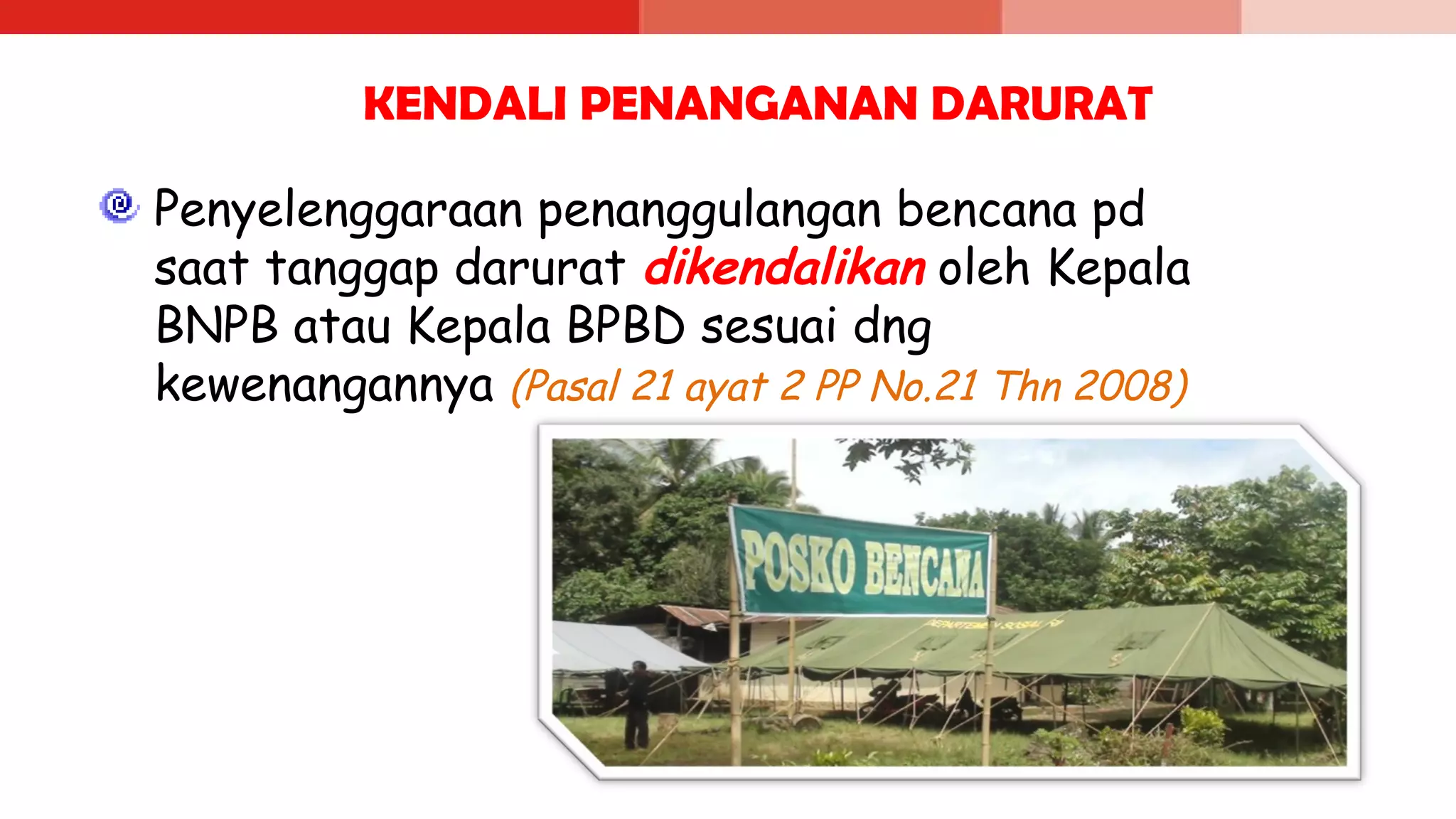 MANAJEMEN PENANGULANGAN BENCANA | PPT