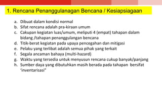 MANAJEMEN PENANGULANGAN BENCANA | PPT