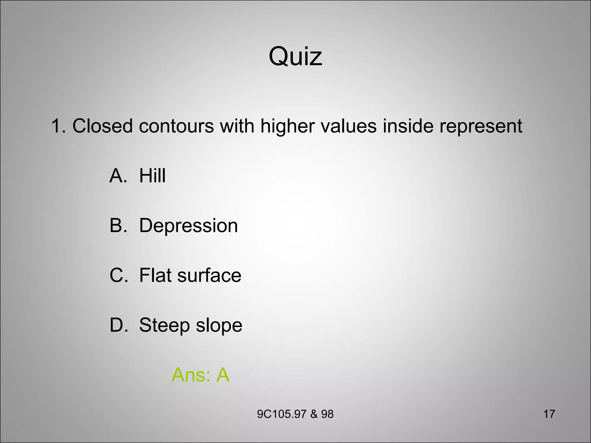 2.characteristics of countours | PPT