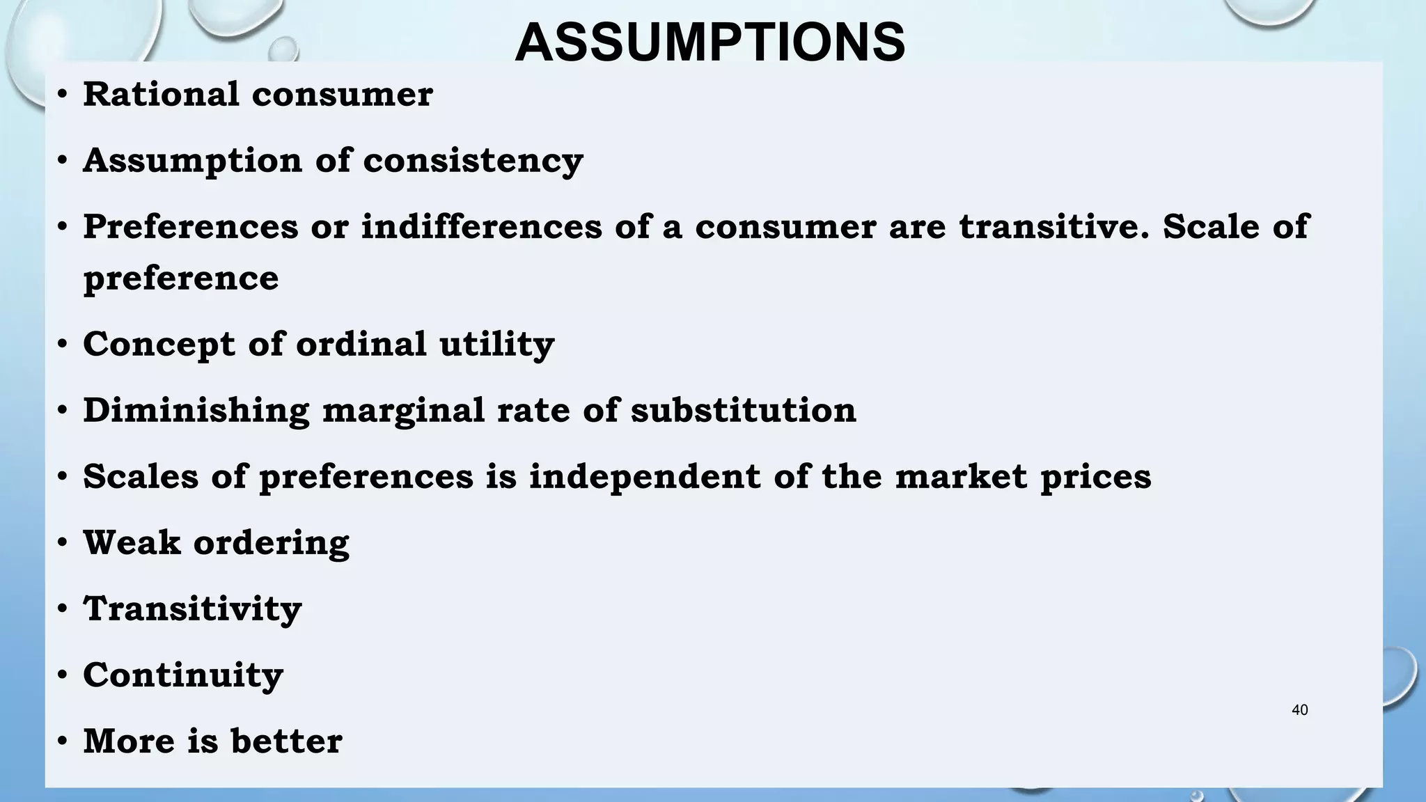 Theory Of Consumption Pptx Economy Business And Finance