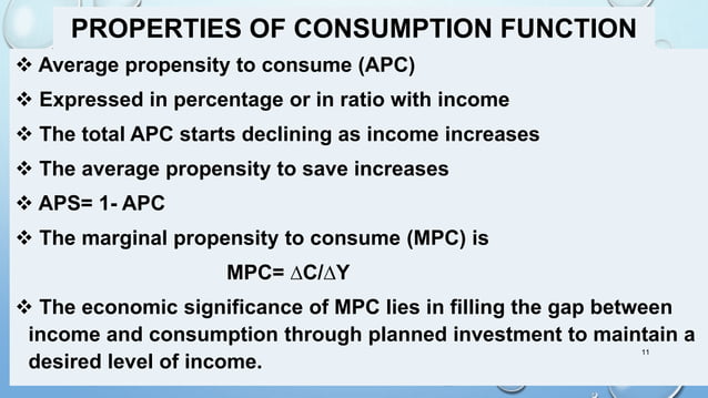 Theory of consumption | PPTX | Economy | Business and Finance