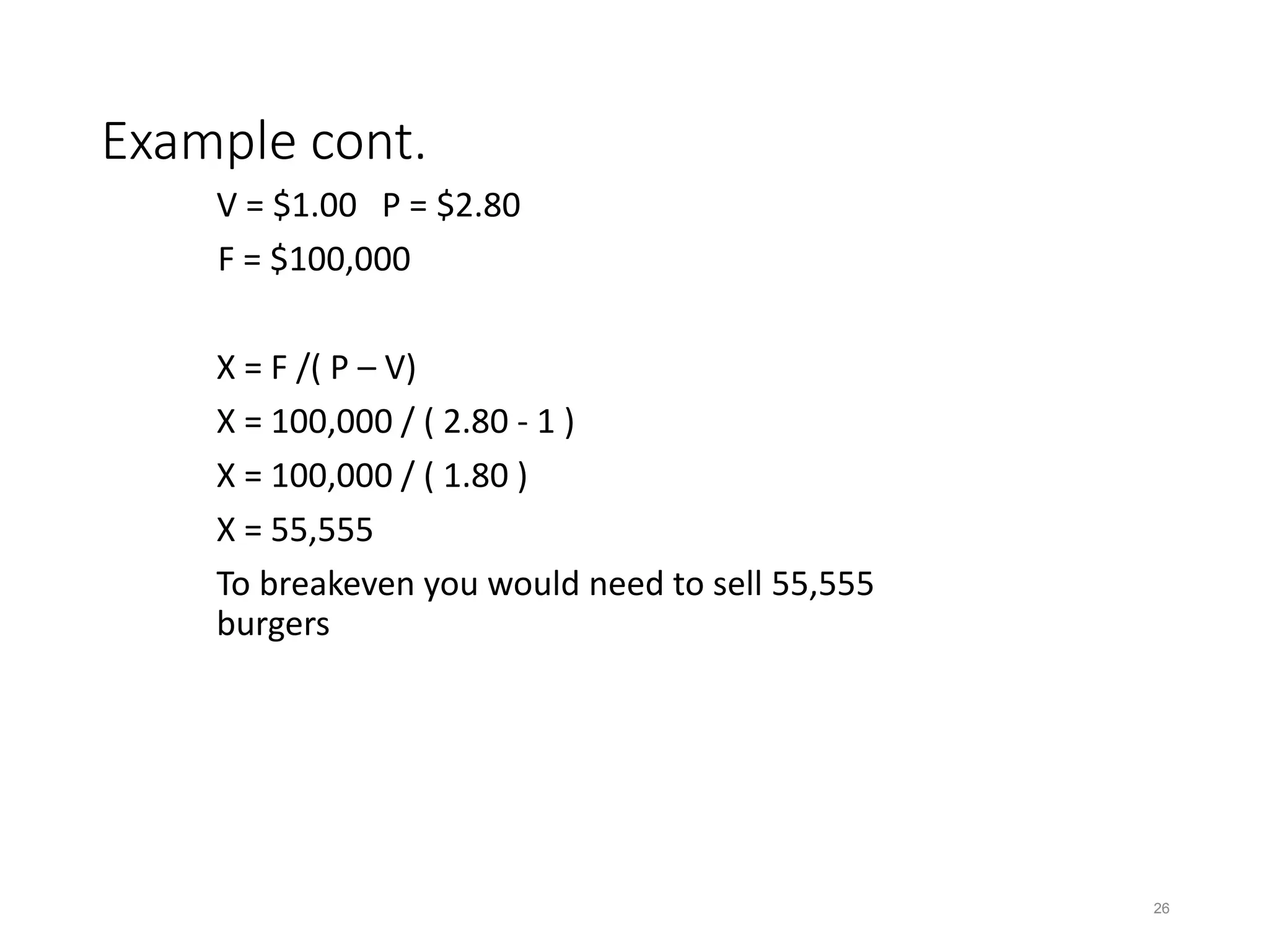 The Break-even Analysis | PPTX