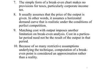 The Break-even Analysis | PPTX
