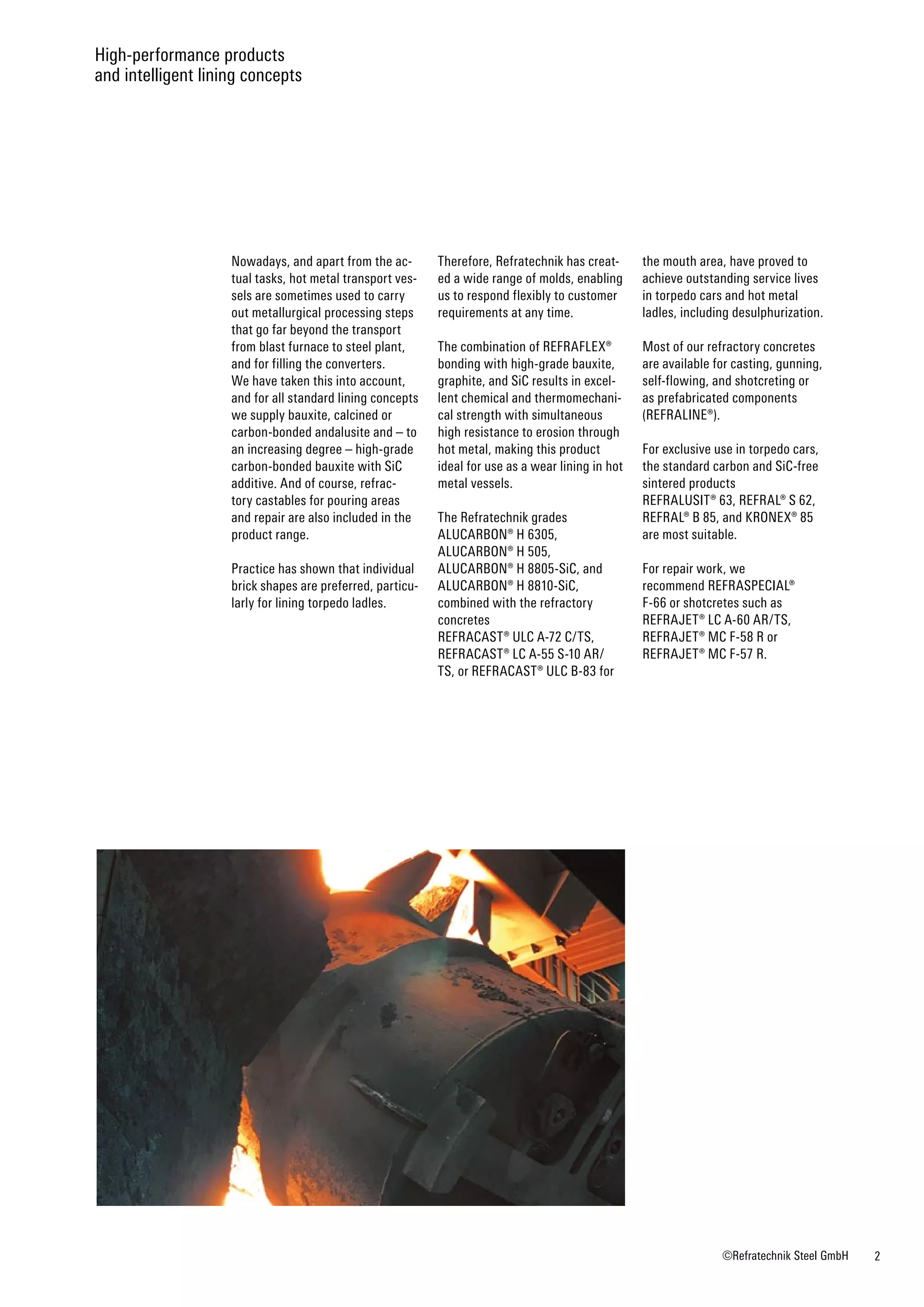 Lining Concepts for Hot Metal Transport Vessels | PDF