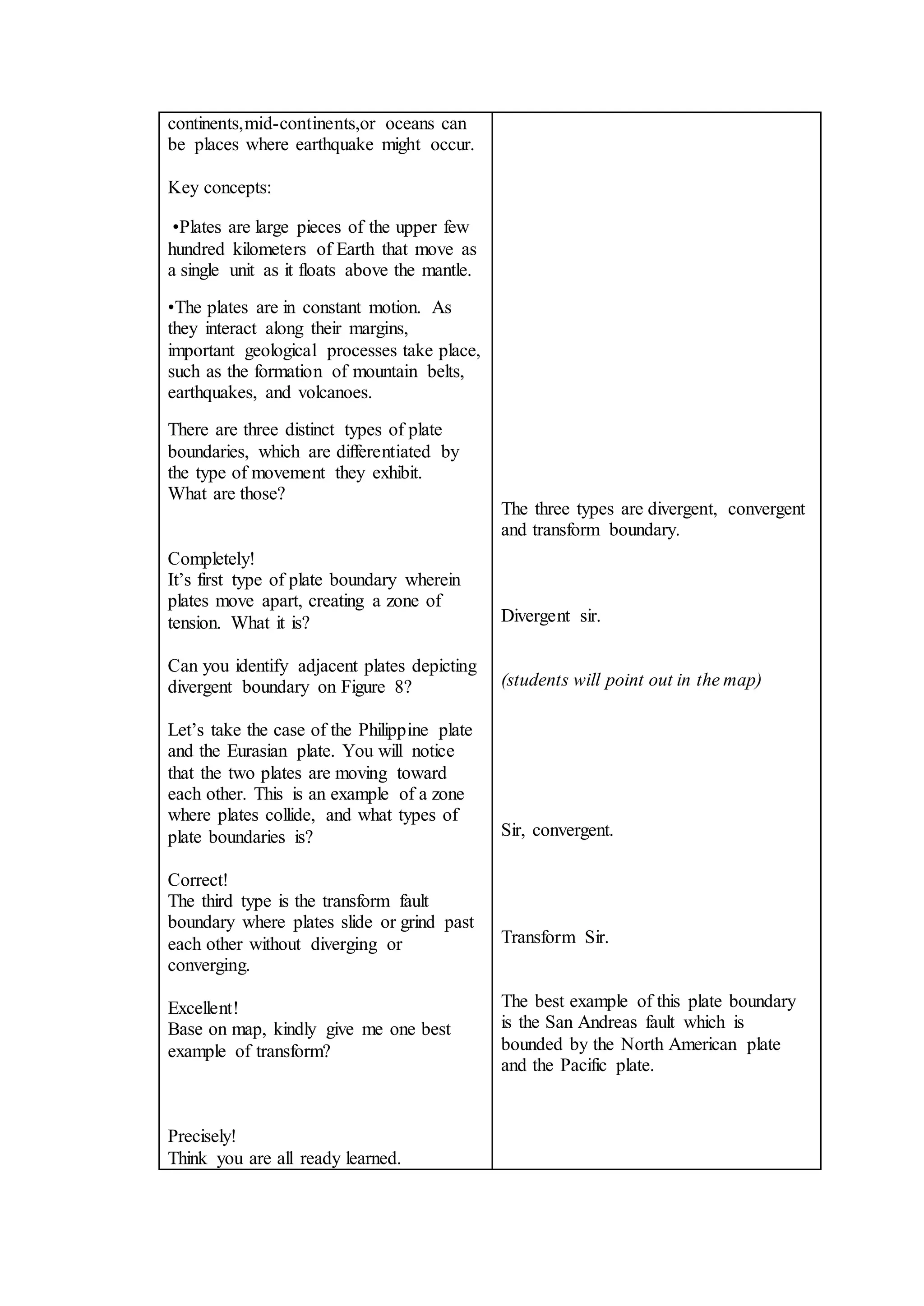 2. plate boundaries | DOCX
