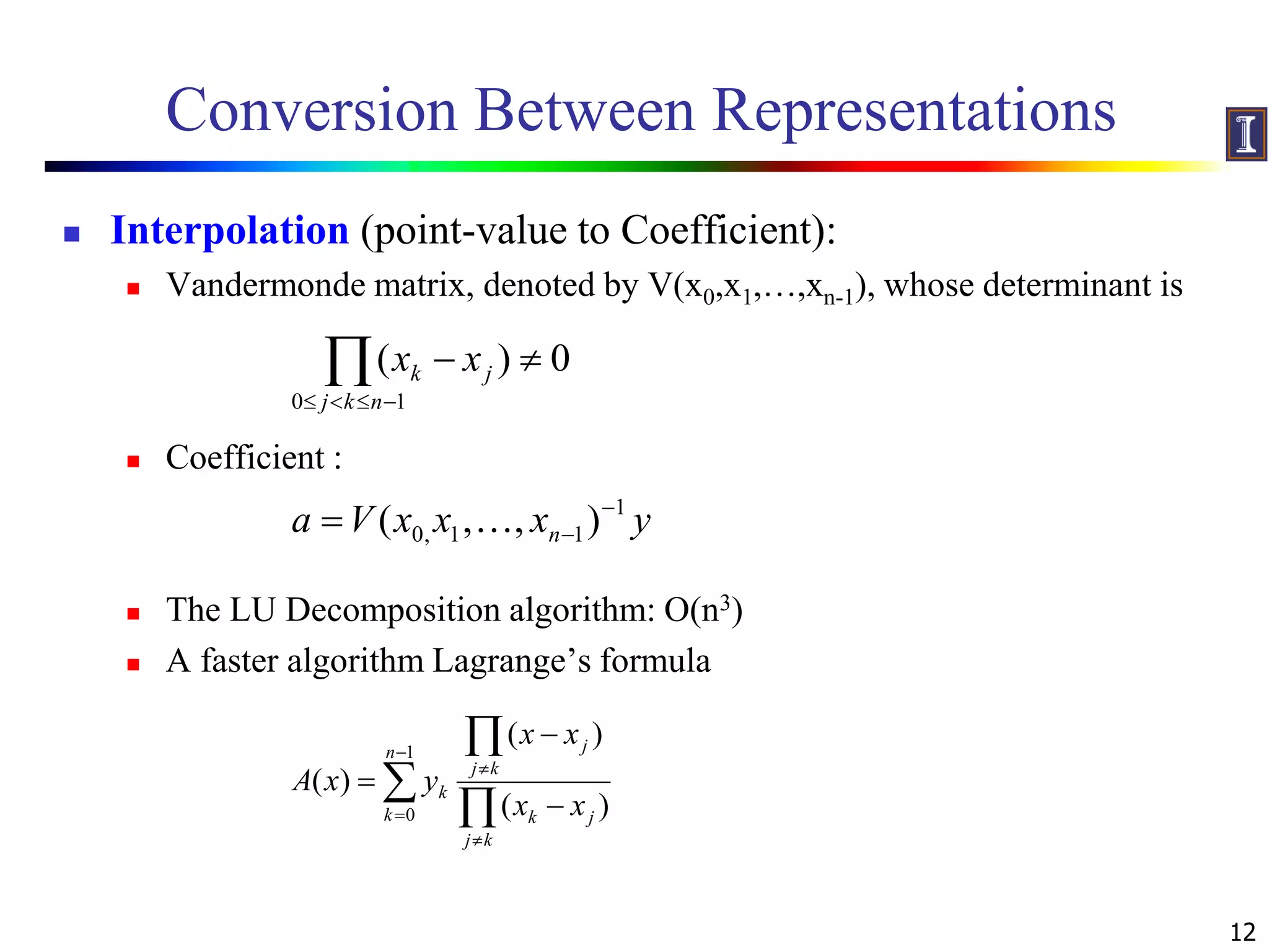 Convolution and FFT | PPT