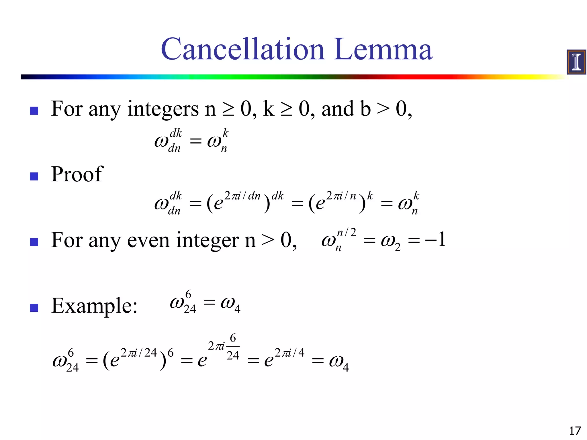 Convolution and FFT | PPT